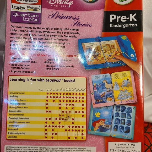 Other | Leapfrog Leappad Disney Princess Stories Interacti | Poshmark